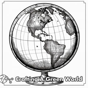 Globe Coloring Pages - Free & Printable!
