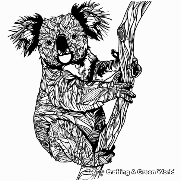 Koala For Adults Coloring Pages - Free & Printable!