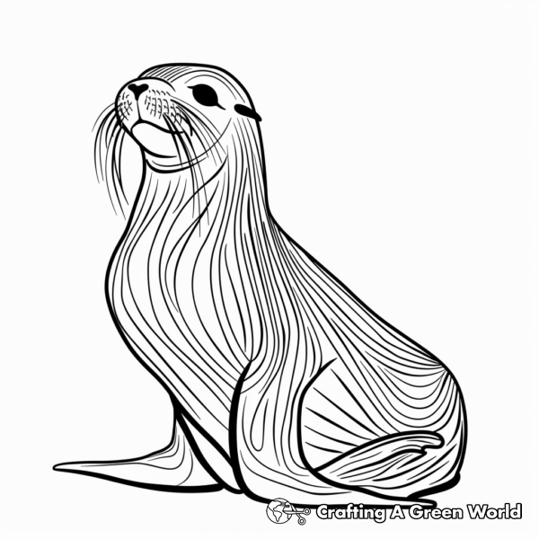 Sea Lion Coloring Pages - Free & Printable!