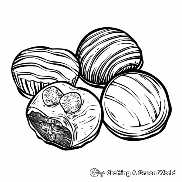 Chocolate Coloring Pages - Free & Printable!