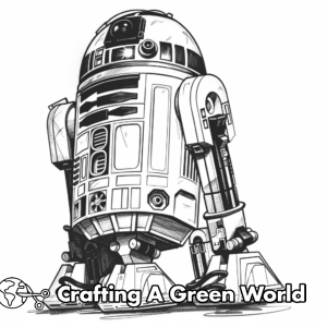 R2-D2 Coloring Pages - Free & Printable!