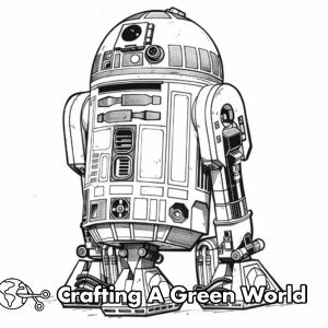 R2-D2 Coloring Pages - Free & Printable!