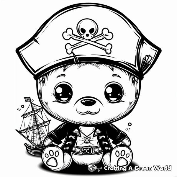 Kawaii Bear Coloring Pages - Free & Printable!