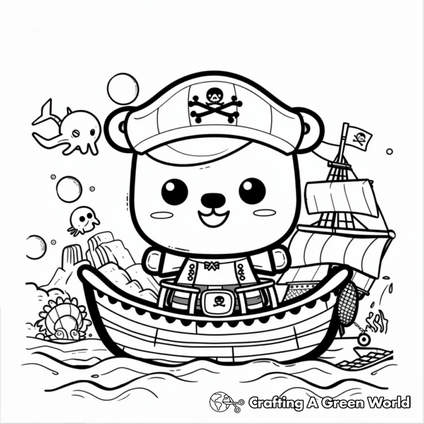 Kawaii Bear Coloring Pages - Free & Printable!