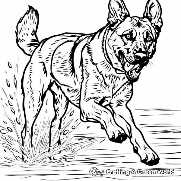 German Shepherd Coloring Pages - Free & Printable!