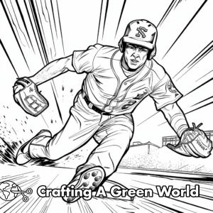 Realistic Baseball Coloring Pages - Free & Printable!