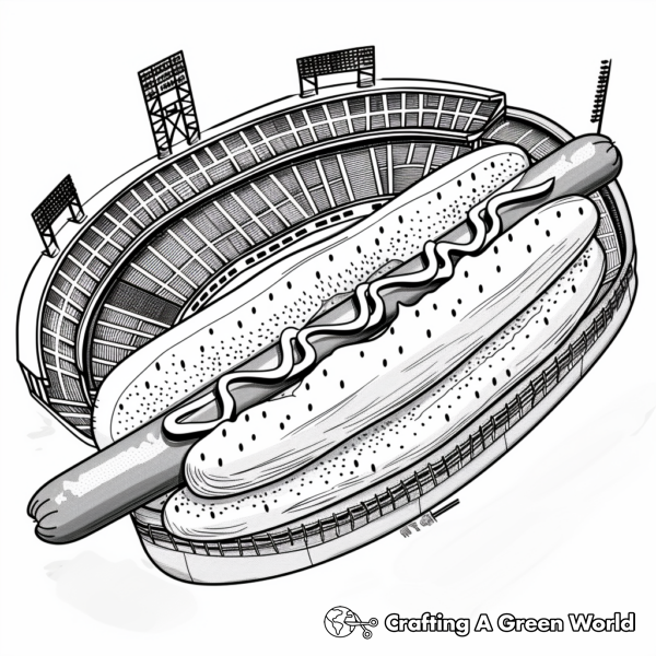 Hot Dogs Coloring Pages - Free & Printable!
