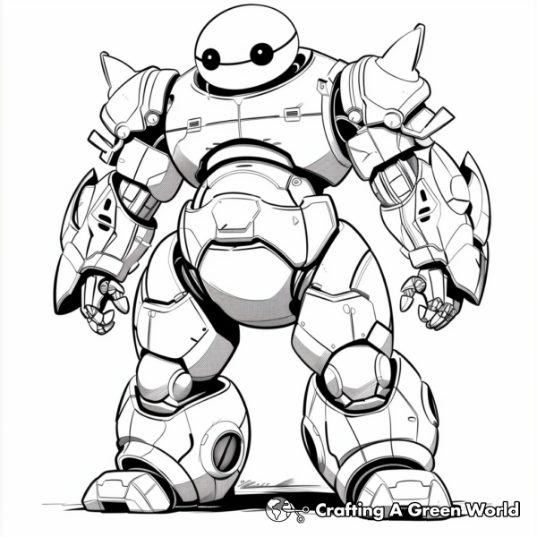 Baymax Coloring Pages - Free & Printable!