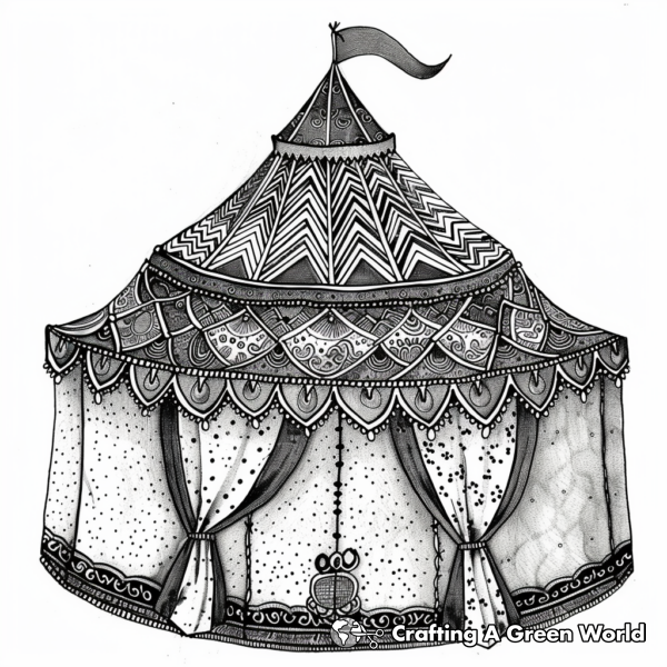 Tent Coloring Pages - Free & Printable!