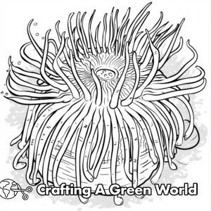 Sea Anemone Coloring Pages - Free & Printable!