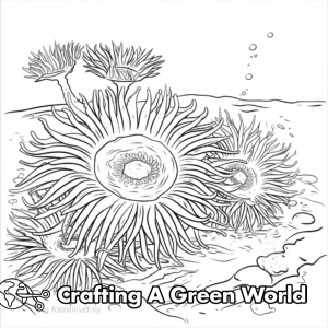 Sea Anemone Coloring Pages - Free & Printable!