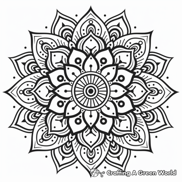 Mandala For Kids Coloring Pages - Free & Printable!