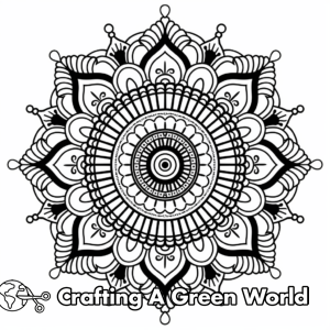 Mandala For Kids Coloring Pages - Free & Printable!