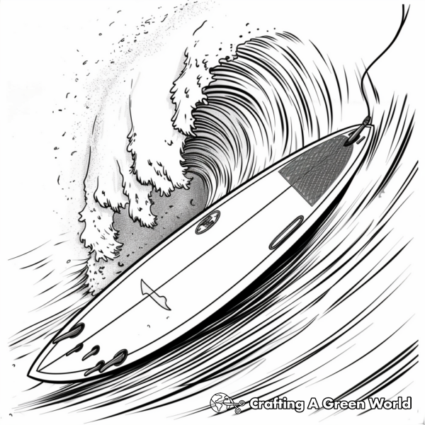 Surfboard Coloring Pages - Free & Printable!