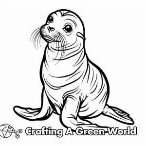 Sea Lion Coloring Pages - Free & Printable!