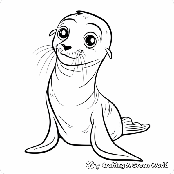 Sea Lion Coloring Pages - Free & Printable!