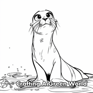 Sea Lion Coloring Pages - Free & Printable!
