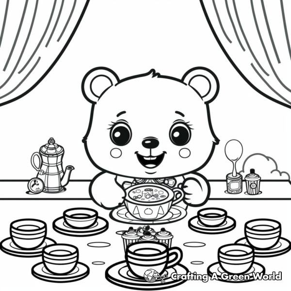 Kawaii Bear Coloring Pages - Free & Printable!