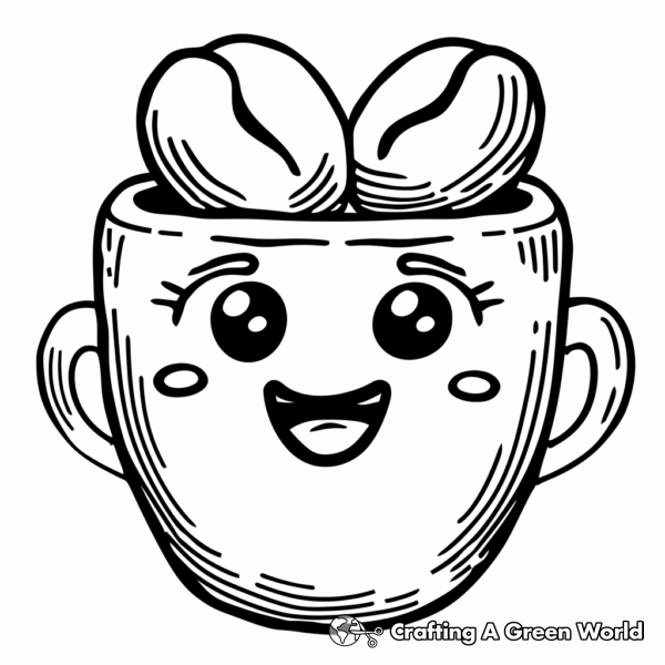Cute Coffee Coloring Pages - Free & Printable!