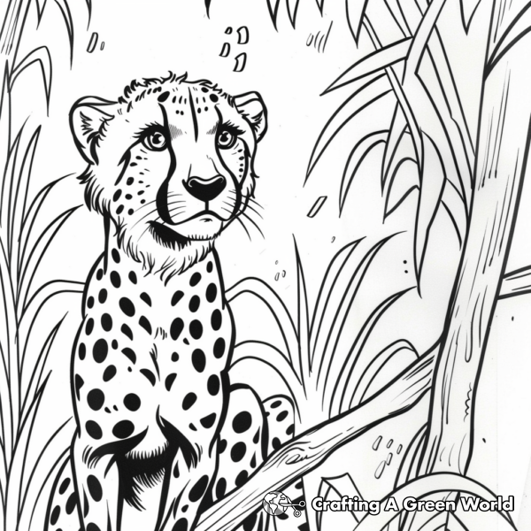 Cheetah Coloring Pages - Free & Printable!