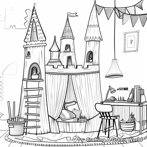 Interior Design Coloring Pages - Free & Printable!