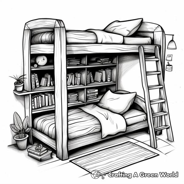 Interior Design Coloring Pages - Free & Printable!