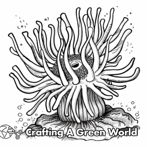 Sea Anemone Coloring Pages - Free & Printable!