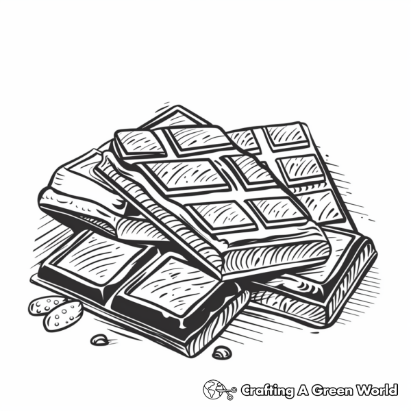 Chocolate Coloring Pages - Free & Printable!