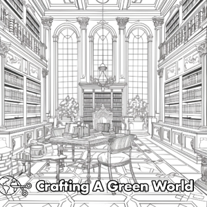 Interior Design Coloring Pages - Free & Printable!
