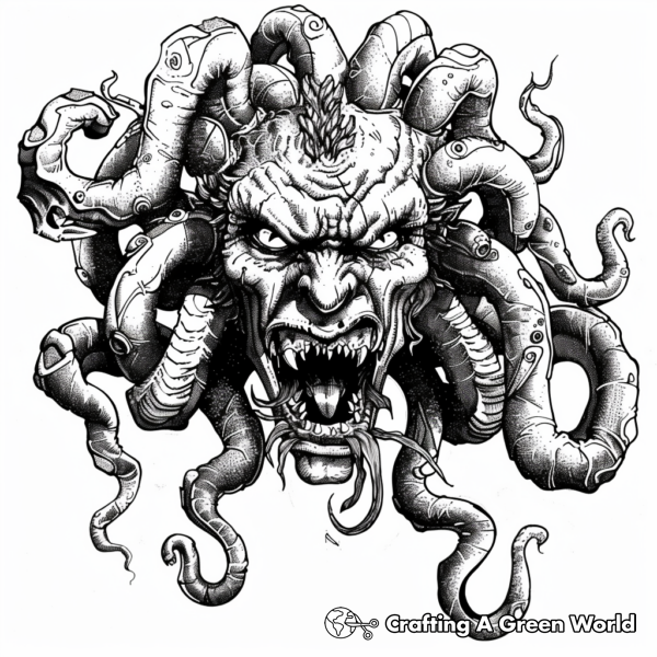 Dungeons & Dragons DND Coloring Pages - Free & Printable!
