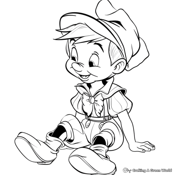 Pinocchio Coloring Pages - Free & Printable!