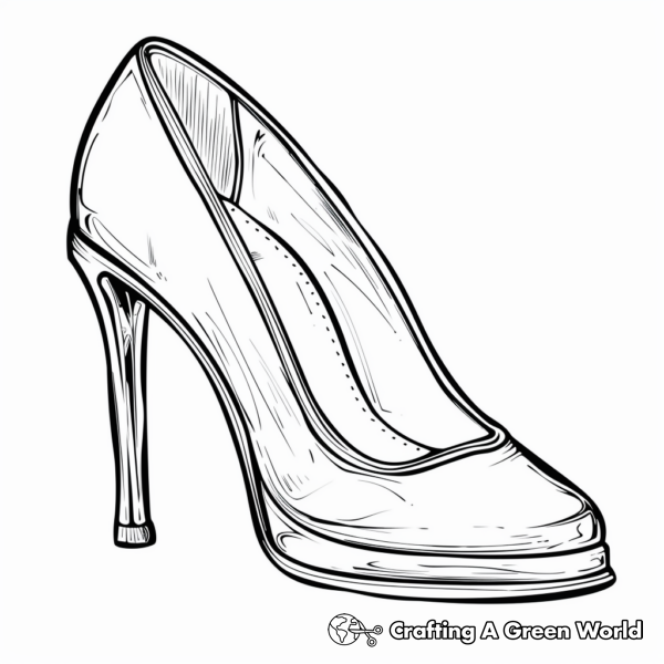 High Heel Coloring Pages - Free & Printable!