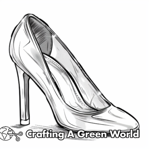 High Heel Coloring Pages - Free & Printable!