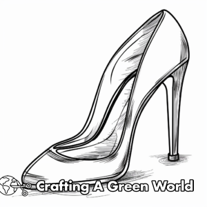 High Heel Coloring Pages - Free & Printable!