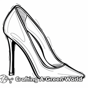 High Heel Coloring Pages - Free & Printable!