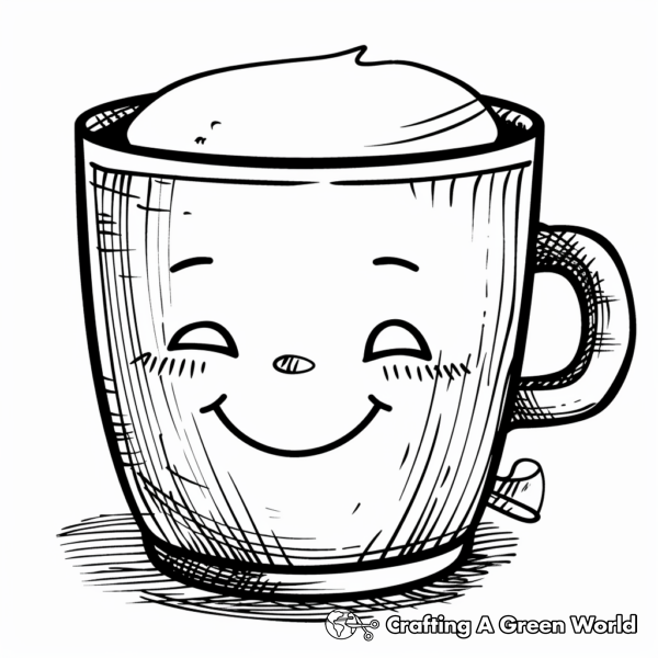 Cute Coffee Coloring Pages - Free & Printable!