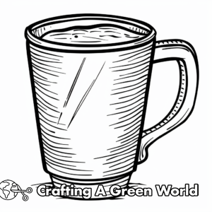 Cup Coloring Pages - Free & Printable!