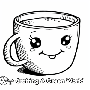 Cute Coffee Coloring Pages - Free & Printable!