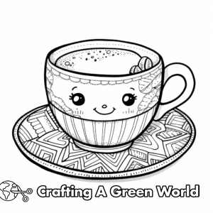Cute Coffee Coloring Pages - Free & Printable!