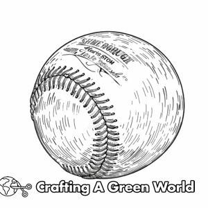 Realistic Baseball Coloring Pages - Free & Printable!
