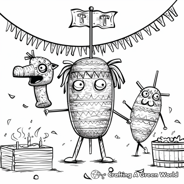 Fiesta Coloring Pages - Free & Printable!