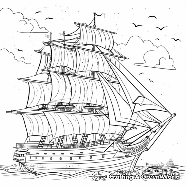 Battleship Coloring Pages - Free & Printable!