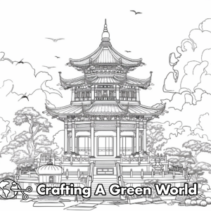 Building The Temple Coloring Pages - Free & Printable!