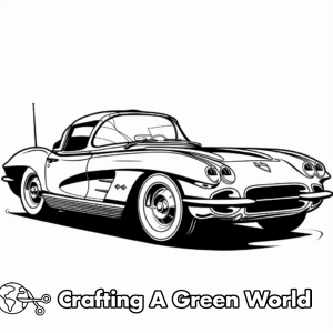 Corvette Coloring Pages - Free & Printable!