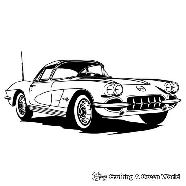 Corvette Coloring Pages - Free & Printable!