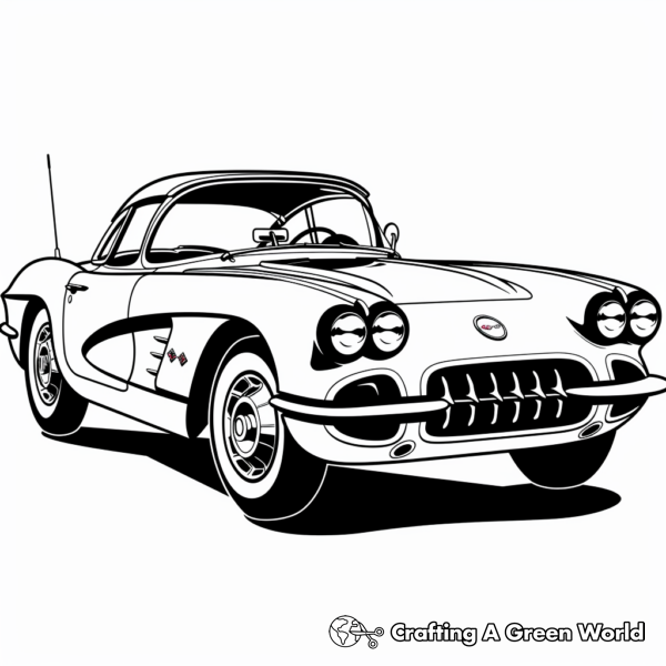 Corvette Coloring Pages - Free & Printable!