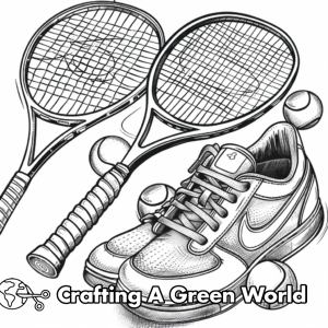 Tennis Coloring Pages - Free & Printable!