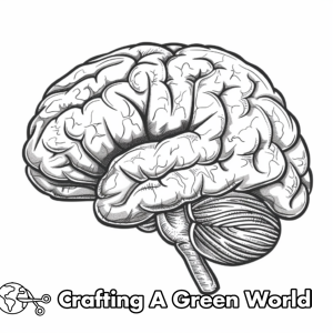 Brain Coloring Pages - Free & Printable!