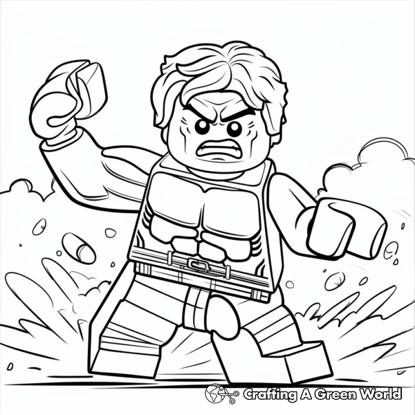 Lego Hulk Coloring Pages - Free & Printable!
