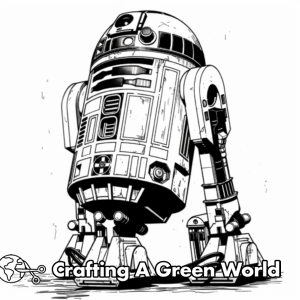 R2-D2 Coloring Pages - Free & Printable!